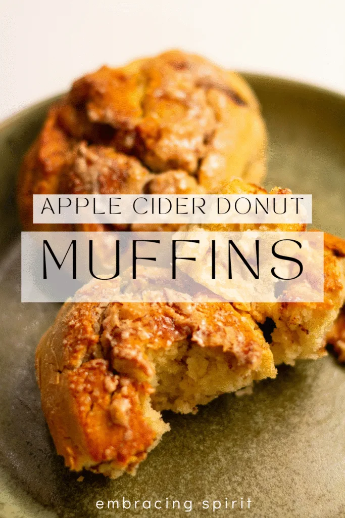 Apple Cider Donut Muffins - Embracing Wisdom