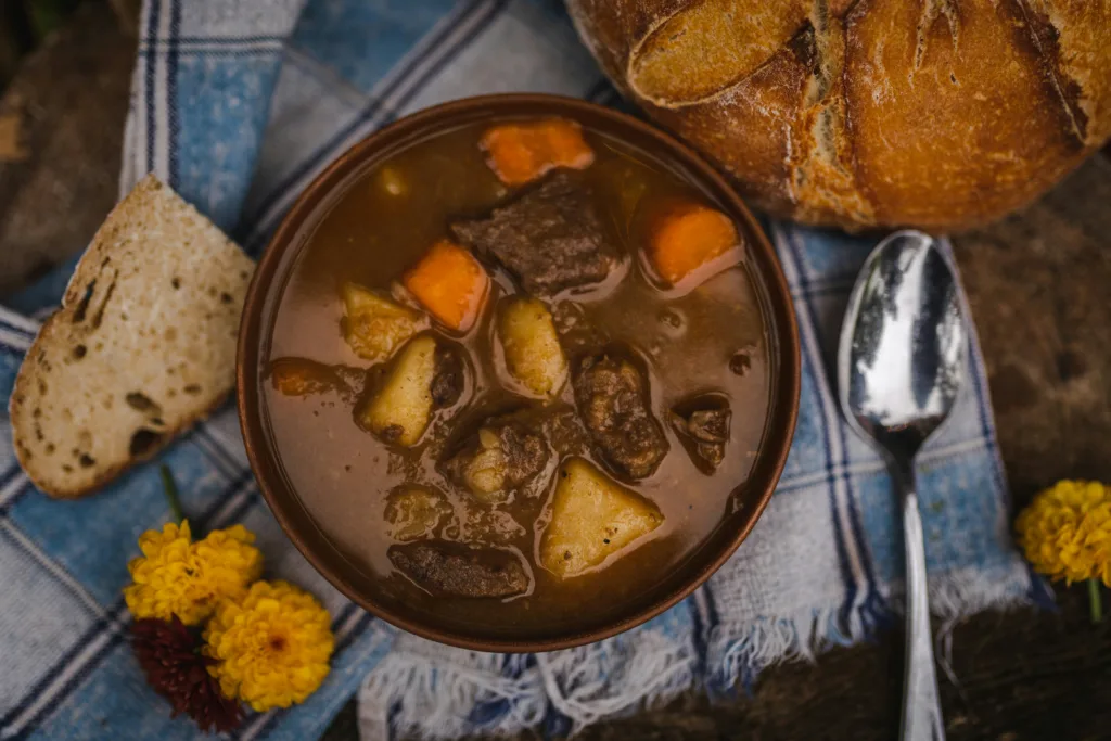 Healing Winter Stew with Bone Broth, Grass-Fed Beef & Vegetables ...